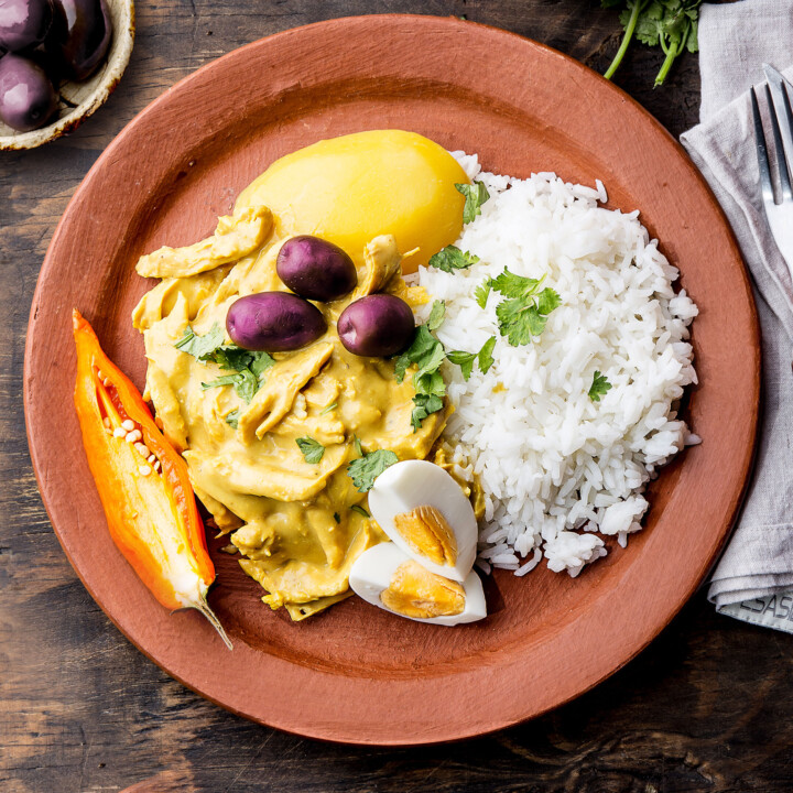 Peruvian Yellow Chicken (Aji de Amarillo) | The Foodie Globe Trotter